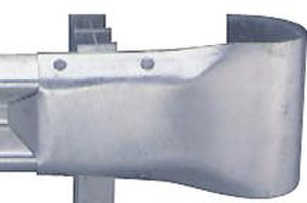 Guardrail Rounded End Section, 12 Gauge. | Nido Group